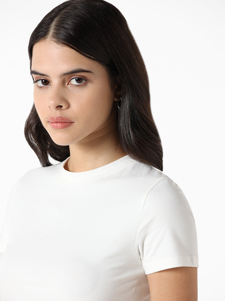 Shop Nuon White T Shirt Online Westside shop-nuon-white-t-shirt-online-westside