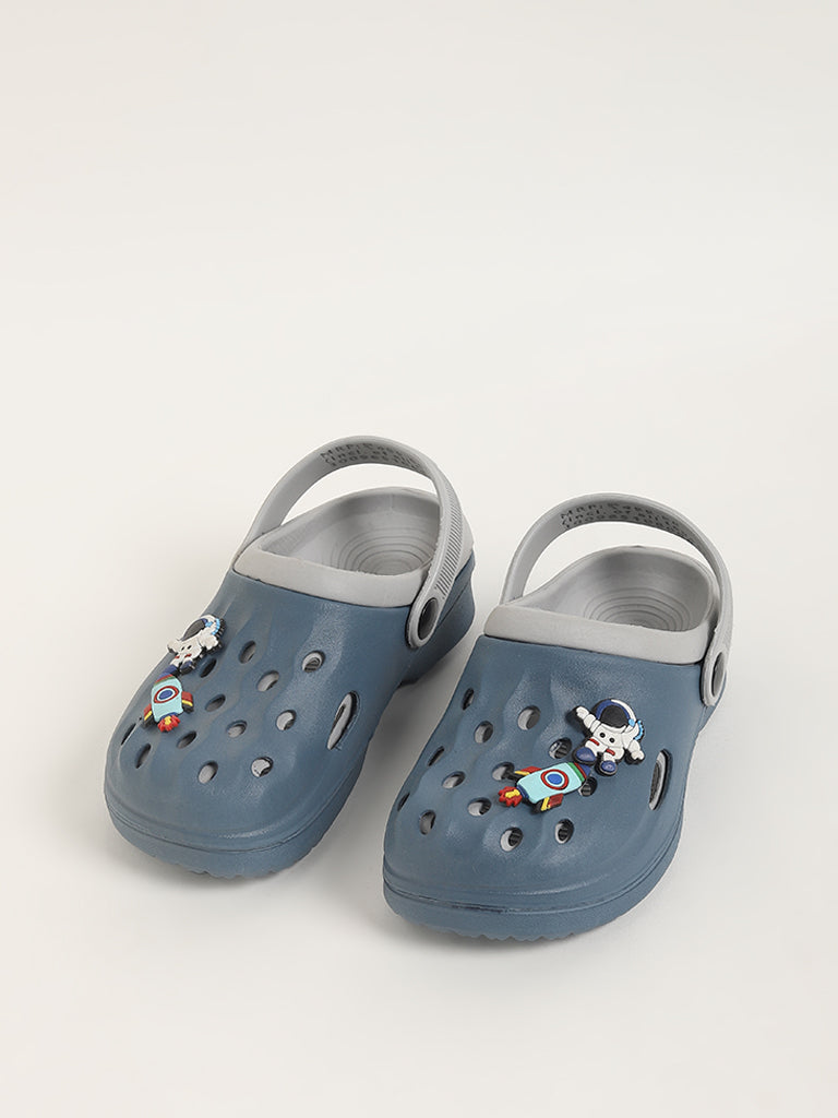 Buy Yellow Blue Applique-Design Clogs from Westside