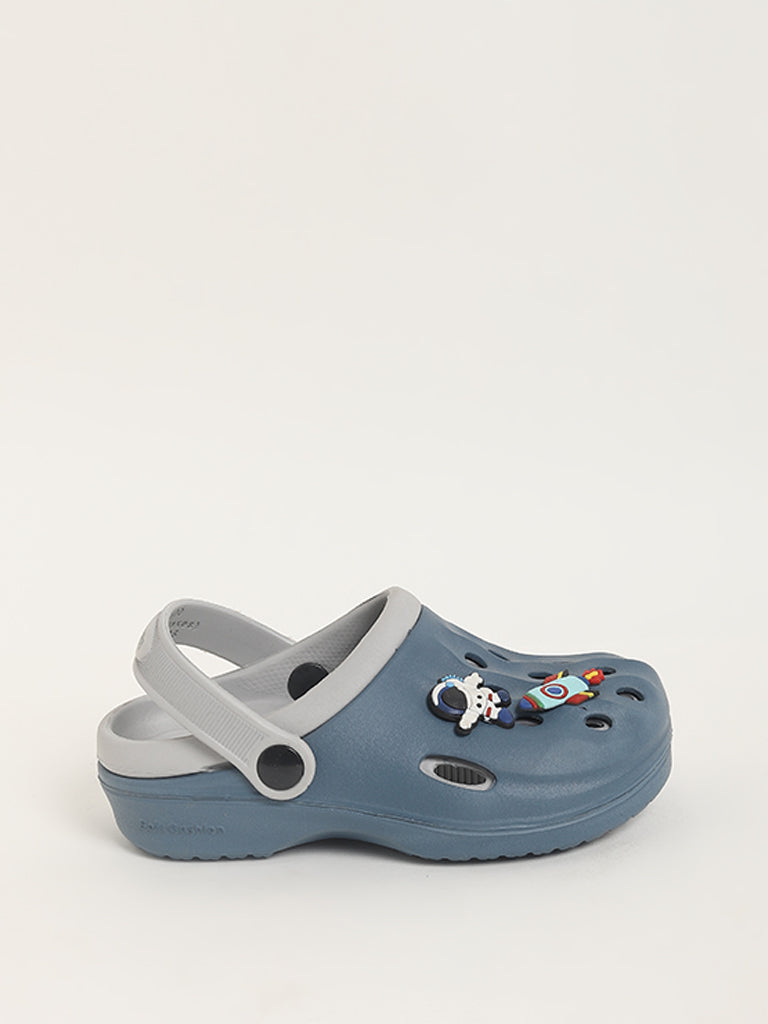 Buy Yellow Blue Applique-Design Clogs from Westside