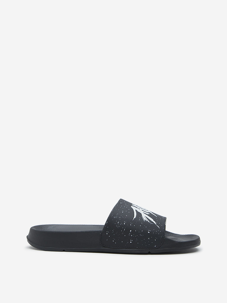 Buy SOLEPLAY Black Text Design Slides from Westside