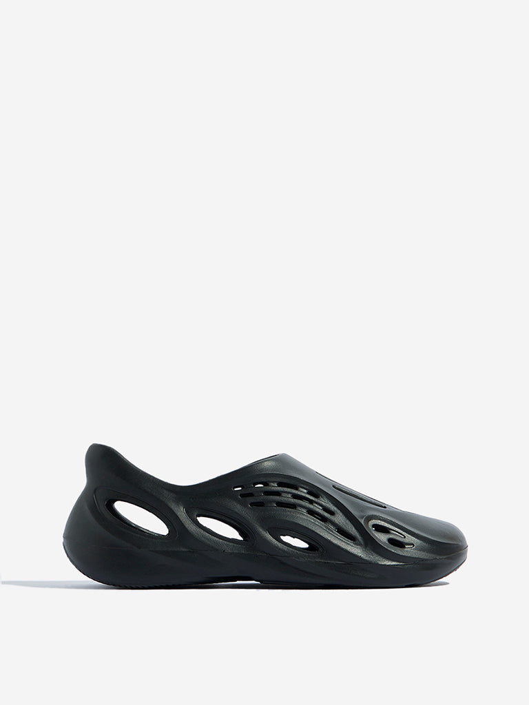 Buy SOLEPLAY Black Slip-On Rainy Clogs from Westside