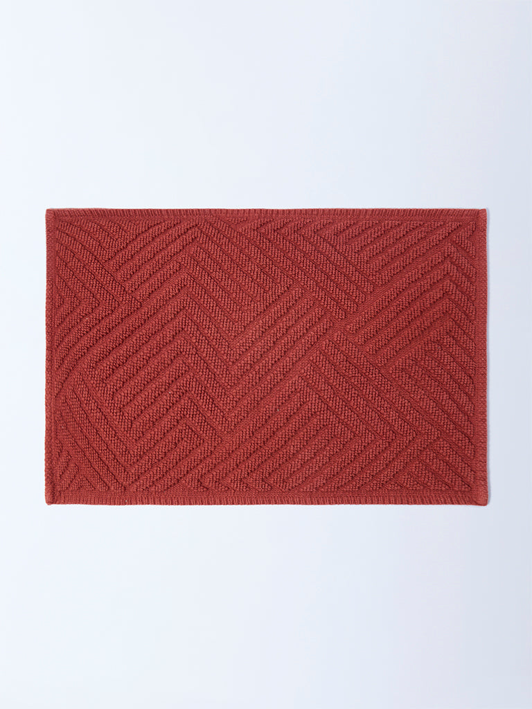 Buy Westside Home Dark Rust Bath Mat from Westside