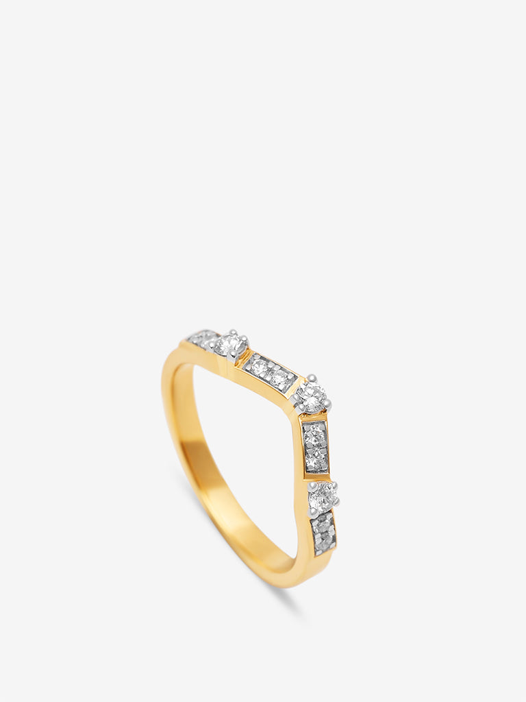 Buy Westside X Pome Chevron Lab Diamond Ring from Westside