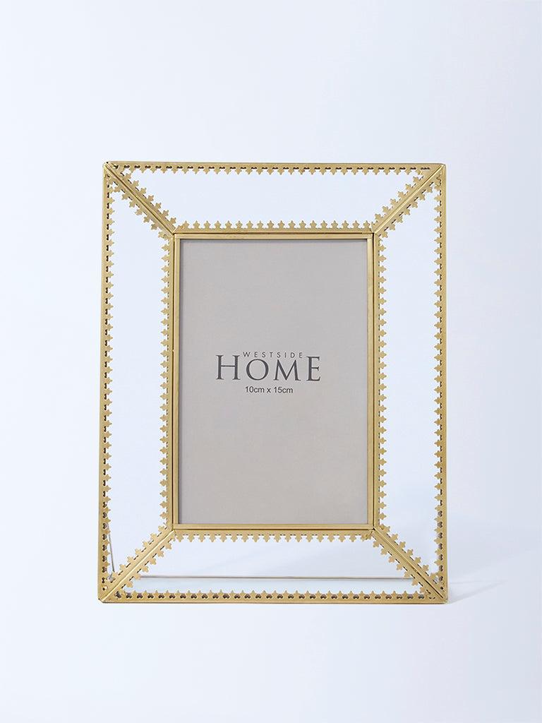 Buy Westside Home Gold Metal Photo Frame from Westside