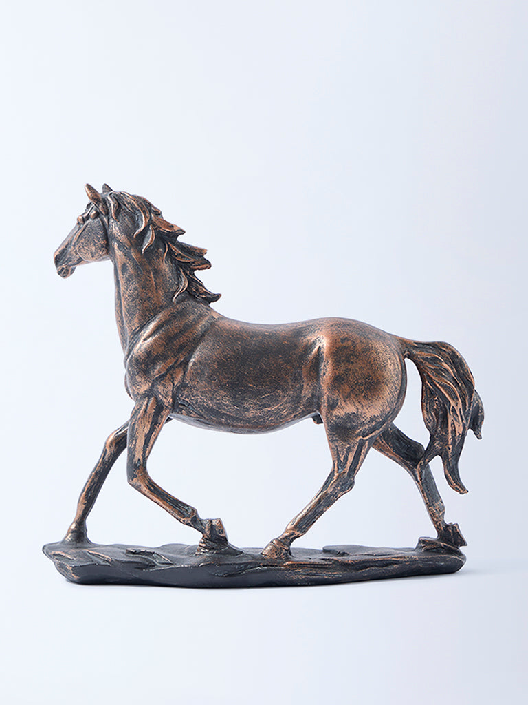 Buy Westside Home Bronze Running Horse Decorative Object from Westside
