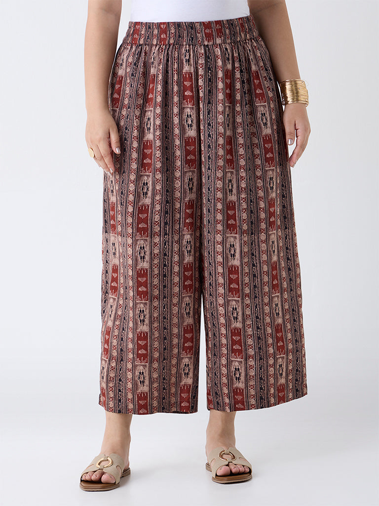 Buy Diza Multicolour Printed Ethnic Pants from Westside