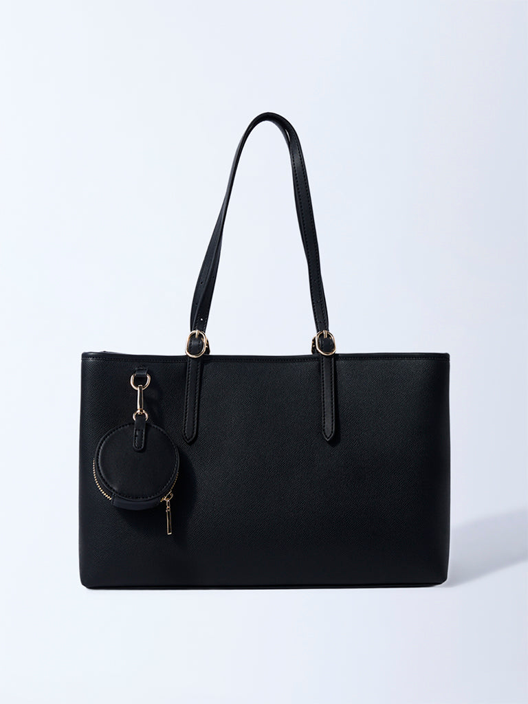 Buy Westside Black Tote Bag with Pouch from Westside