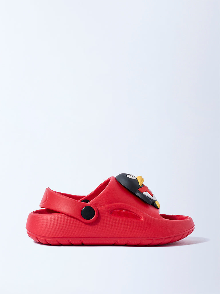 Buy Yellow Red Penguin Applique Clogs from Westside