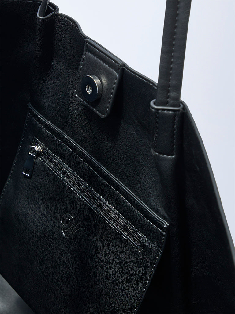 Buy Westside Black Tote Bag from Westside