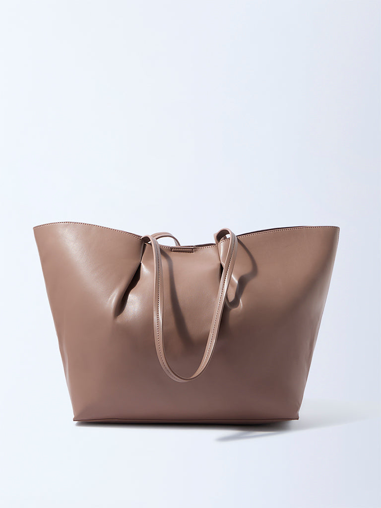 Buy Westside Dull Pink Tote Bag from Westside