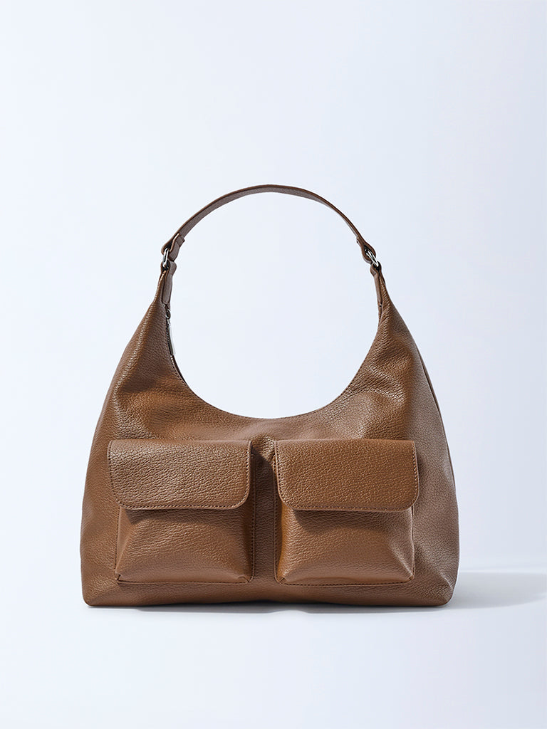 Buy Westside Brown Hobo Shoulder Bag from Westside