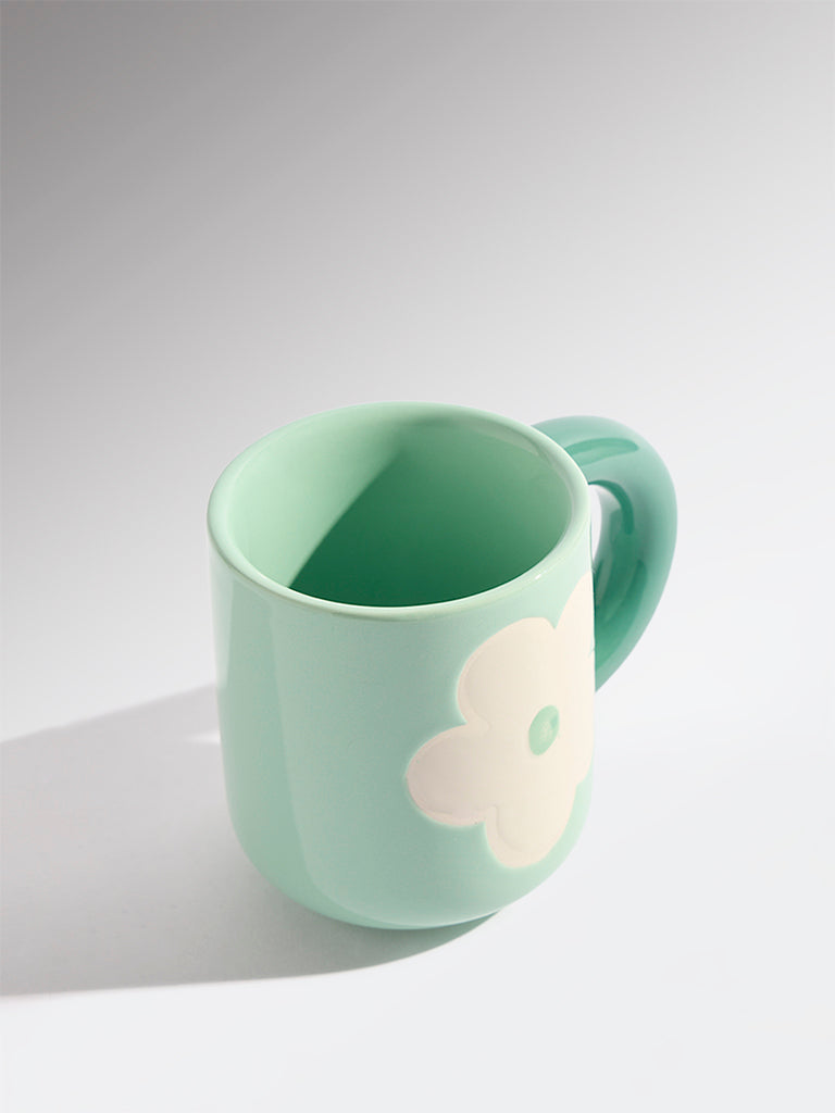 Buy Westside Home Blue Floral Pattern Mug from Westside