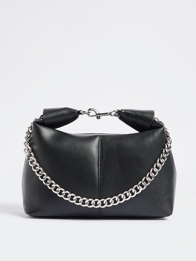 Buy Westside Black Top Handle Bag from Westside