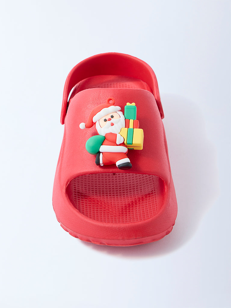 Buy Yellow Red Winter-Themed Clogs from Westside