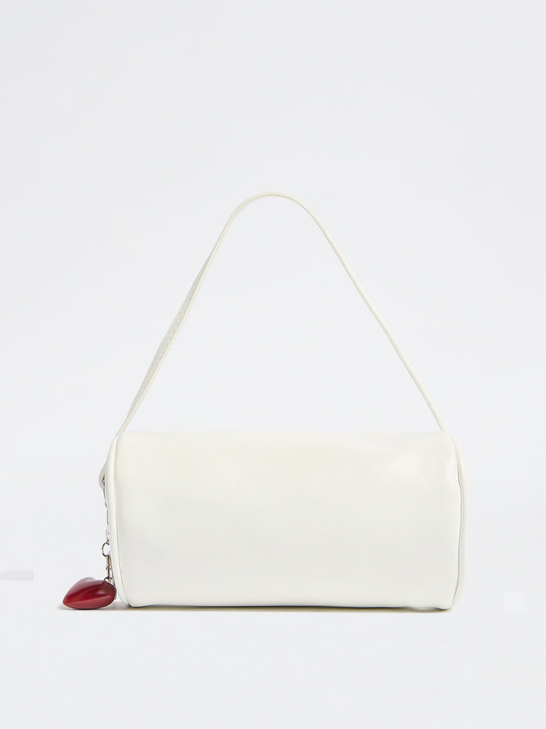 Buy Westside White Heart Sling Bag from Westside