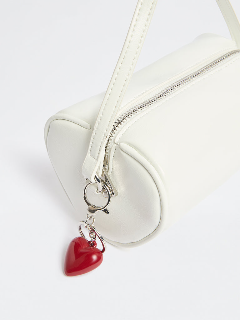 Buy Westside White Heart Sling Bag from Westside
