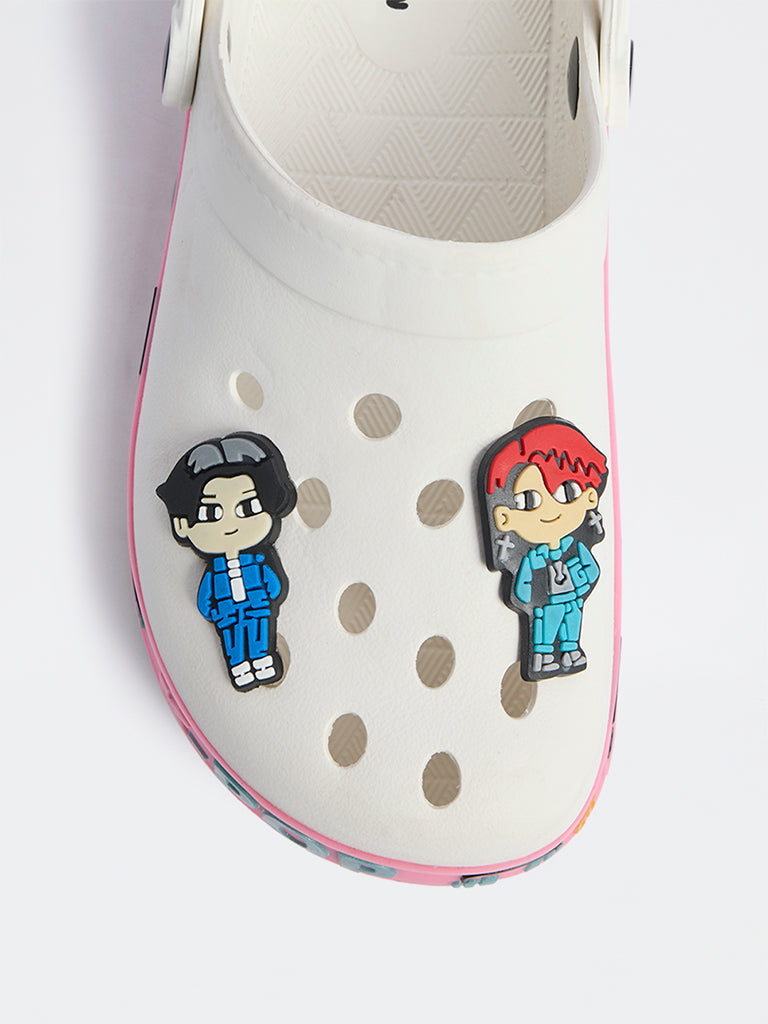Buy Yellow White K-Pop Inspired Clogs from Westside