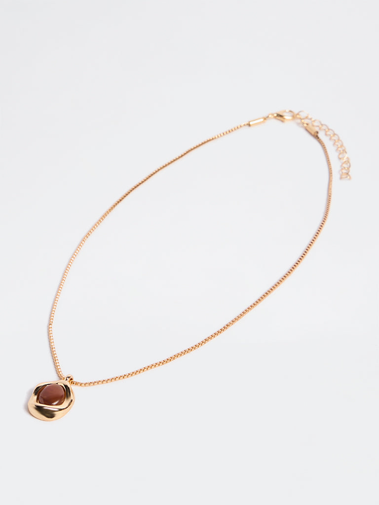 Buy Westside Accessories Gold Studded Big Hoop Earrings from Westside