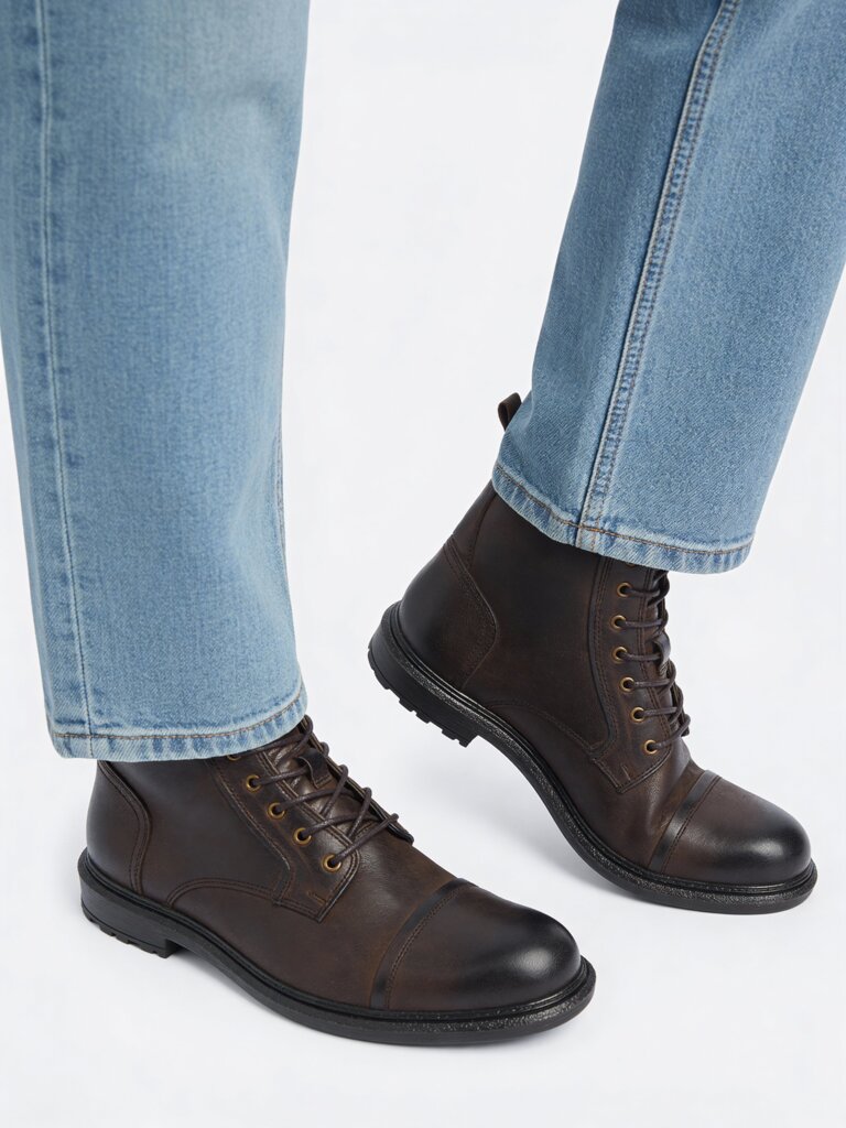Buy SOLEPLAY Dark Brown Leather Maverick Boots from Westside