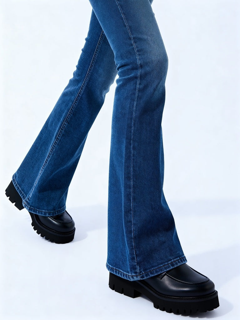 Buy LUNA BLU Black Chunky Loafers from Westside