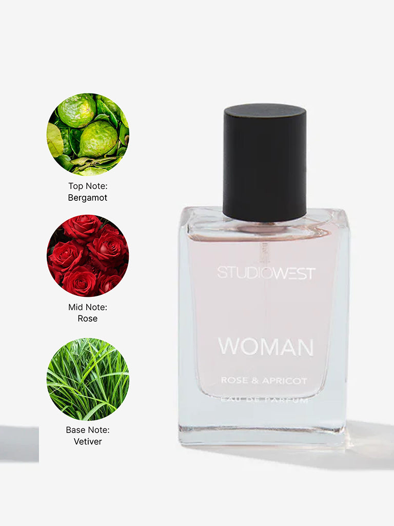 Buy Studiowest Rose and Apricot Eau De Parfum - 30ml from Westside